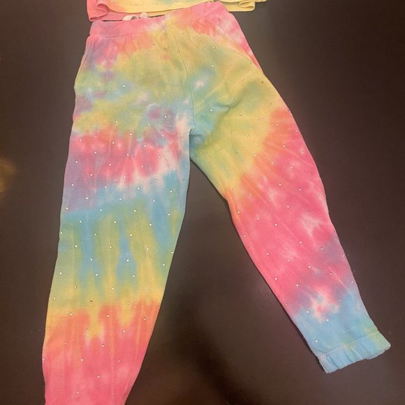 Katie J NYC | Matching Sets | Katie J Nyc Rainbow Tie Dye Sweat Outfit ...
